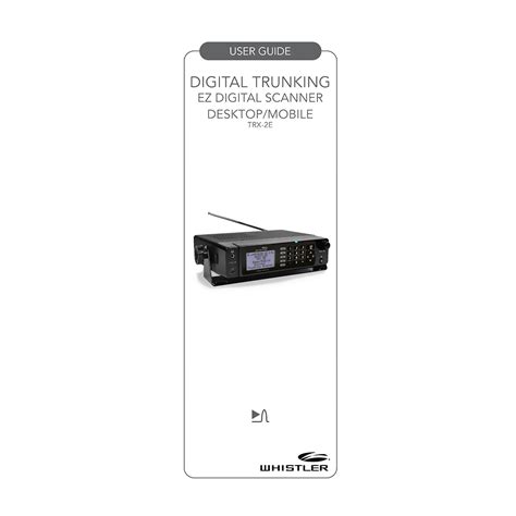 Image result for TRX 2 Scanner Control