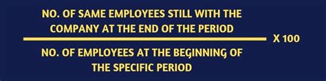 Image result for Employee Retention Rate Formula
