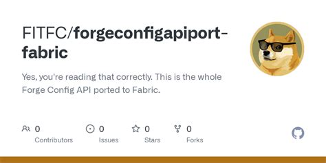 Image result for Forge Config API Port