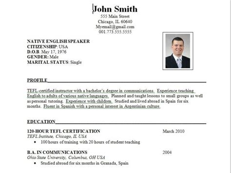 Image result for Job Resume Format Examples