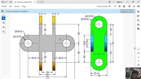 Image result for Autodesk Inventor Exercise