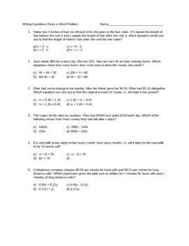 Image result for Word Problem 2 Step Equation