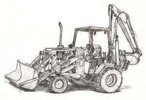 Image result for Backhoe Drawing