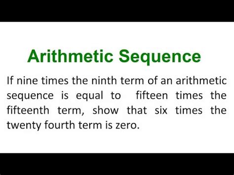 Image result for Arithmitic Sequence Fun Problems