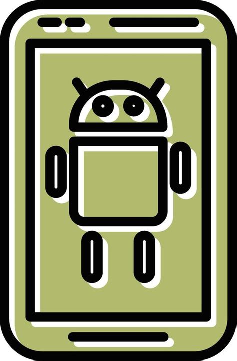 Android Vector Icon 41796412 Vector Art at Vecteezy