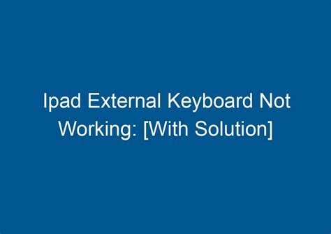 Image result for iPad External Keyboard Not Working