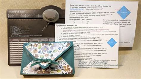 Image result for Envelope Punch Board Box Sizes