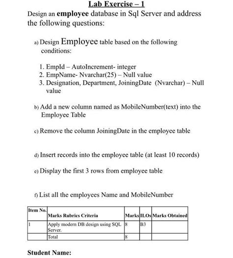 Image result for SQL Employee Table Practice Questions