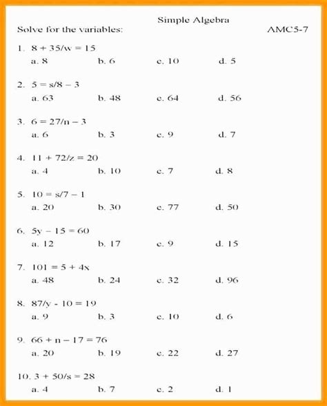 Image result for Rearranging Formulas Worksheet