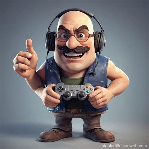 Famous Computer Game Characters | Stable Diffusion Online