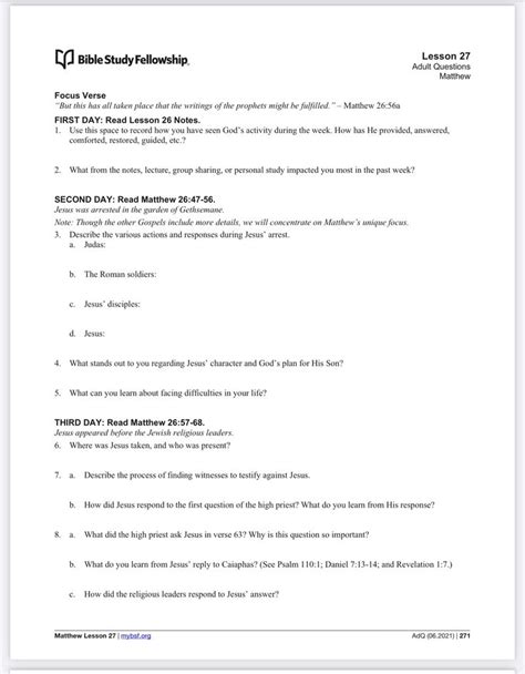 Image result for BSF Lecture Video Lesson 15 Matthew