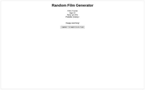 Image result for Random Film Selection