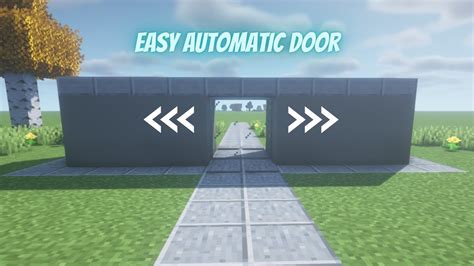Image result for Minecraft Auto Door Tutorial