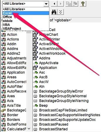 Image result for VBA Object Model