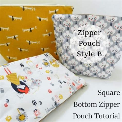 Image result for Square Bottom Zipper Pouch Pattern