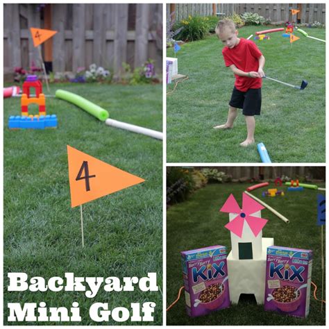 Image result for DIY Backyard Mini Golf Course
