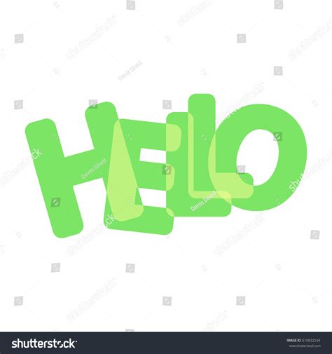 Image result for Hello Word Design