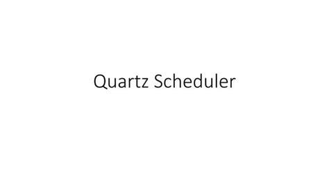 Image result for Quartz Remote Scheduler