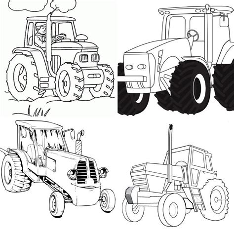 Image result for Tractor Color Pages