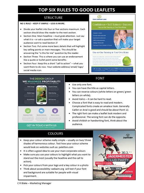 Image result for Leaflet Writing Example