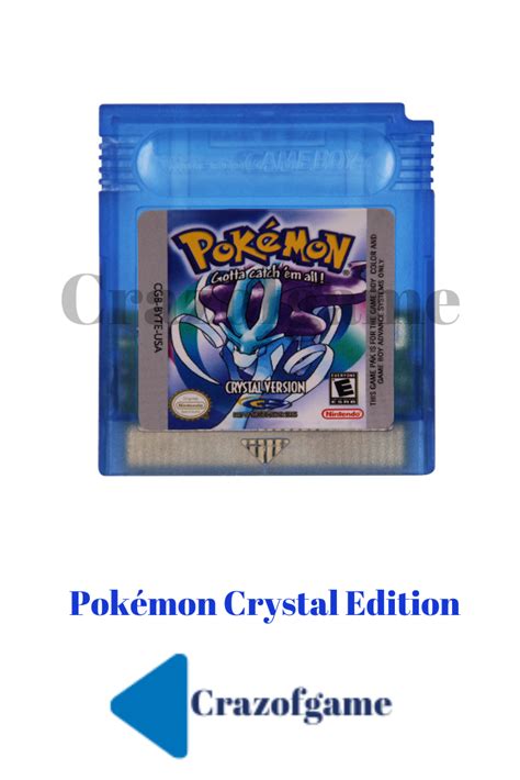 Pokemon Crystal Gameboy Color GBC - Video Game, Game Accessories