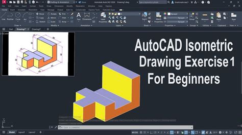 Image result for Isometric AutoCAD Tutorial YouTube