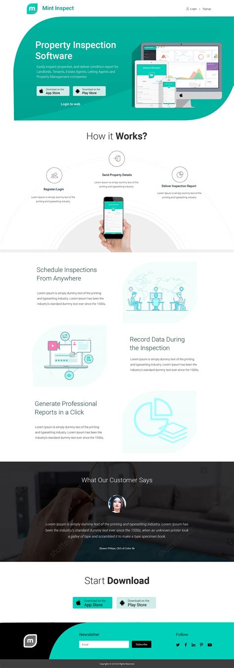 Clean & Minimalist web design | Behance