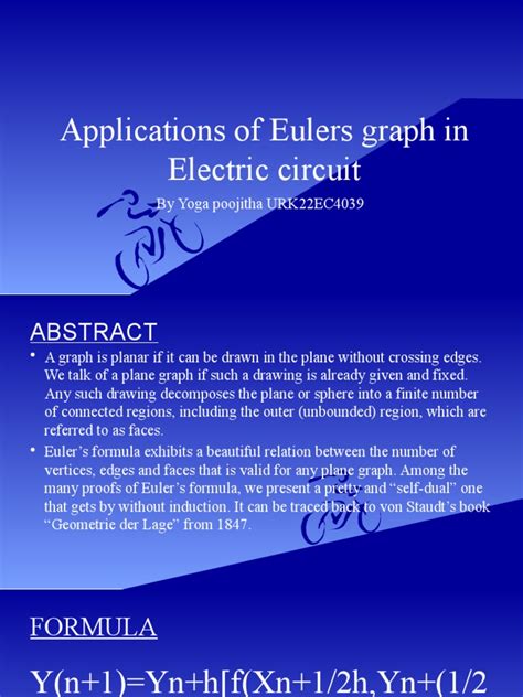 Applications of Eulers Graph in Electric Circuit 3 | PDF | Electrical ...