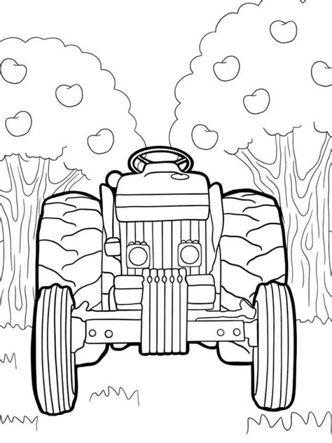 Image result for Tractor Color Pages