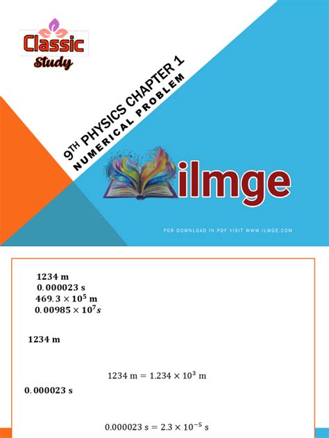 Image result for Class 9th First Chapter Physics and Numerical