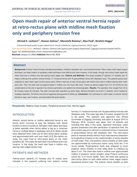 Image result for Open Mesh Repair