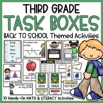 Image result for 3rd Grade Science Task Boxes