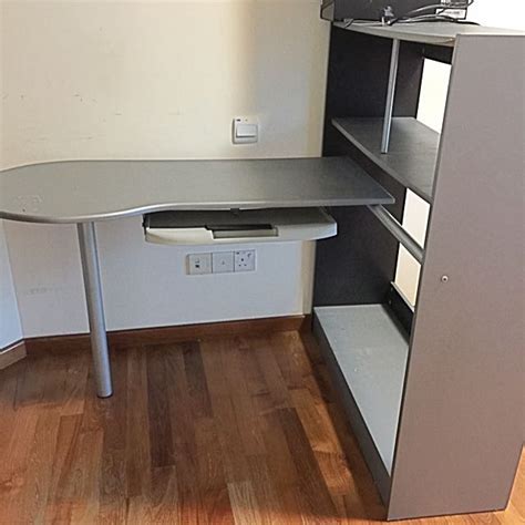 Image result for Computer L-Shape Table Simple