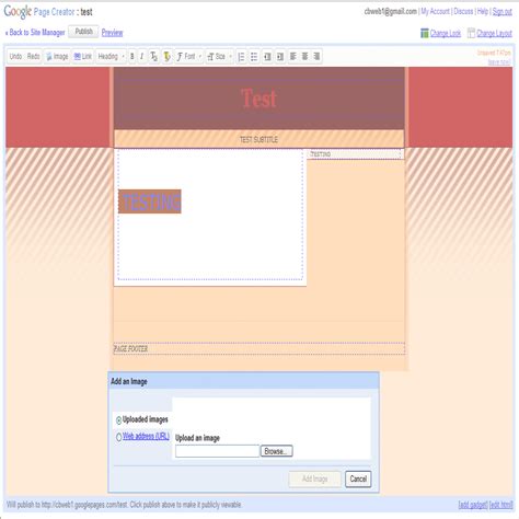 Image result for Create Google Page