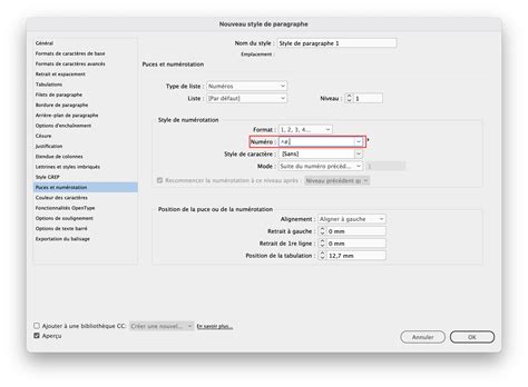 Image result for InDesign Numerotation