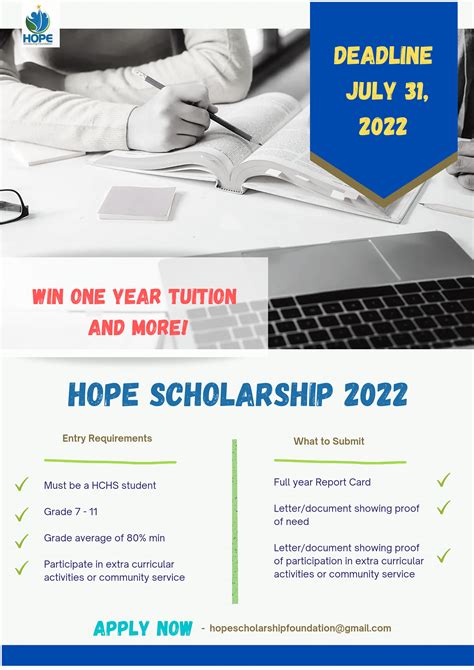 Image result for HOPE Scholarship Application Process