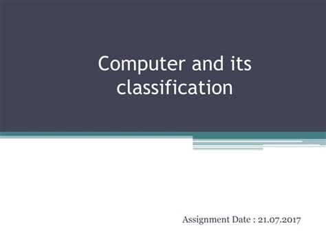 Image result for Classification of Computer Ppt Presentation
