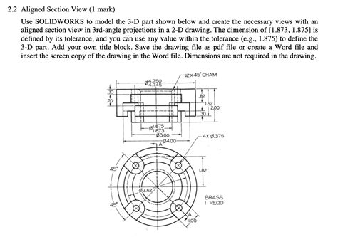 Image result for Aligned Section SolidWorks