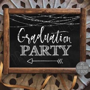 Image result for Graduation Party Direction Signs