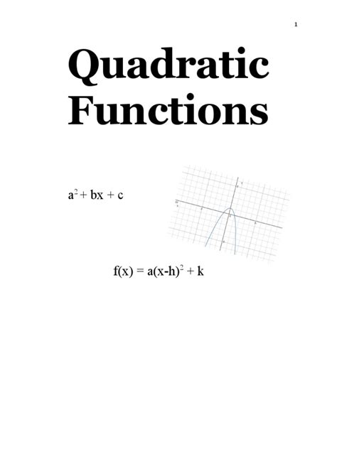 Image result for Quadratic Function Project