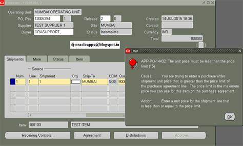 Image result for Oracle Purchase Order Query