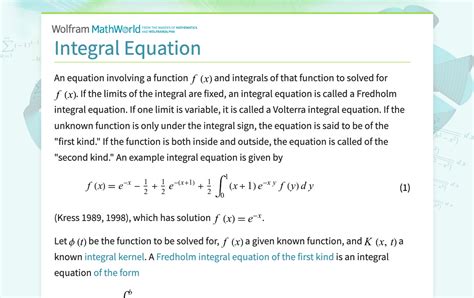Image result for How to Solve Integral Equations