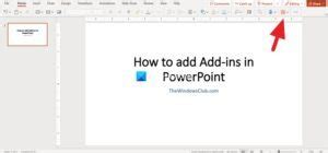 Image result for How to Find Add-Ins PowerPoint