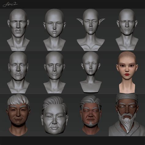 Image result for Sculpting Basic Head Tutorial