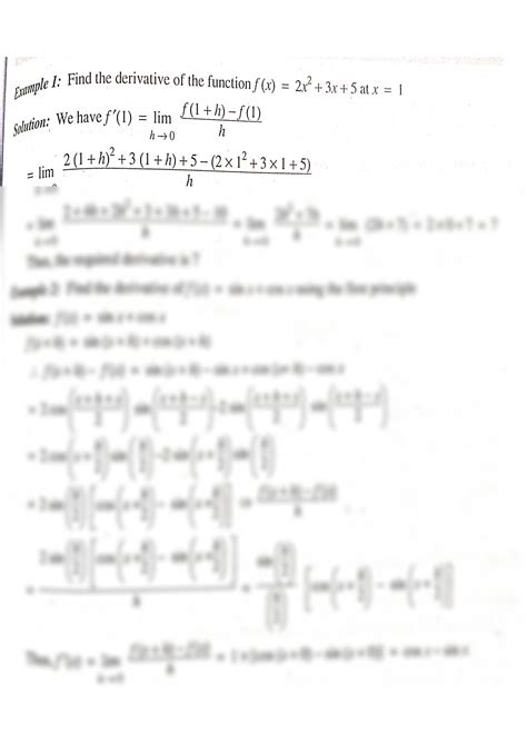 Image result for First Principles Derivative Challenging Problems