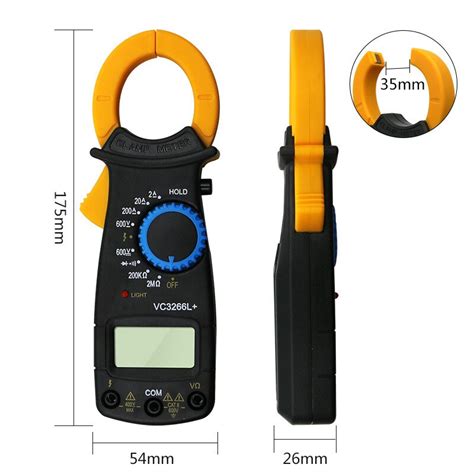 Image result for Digital Clamp Meter Multimeter