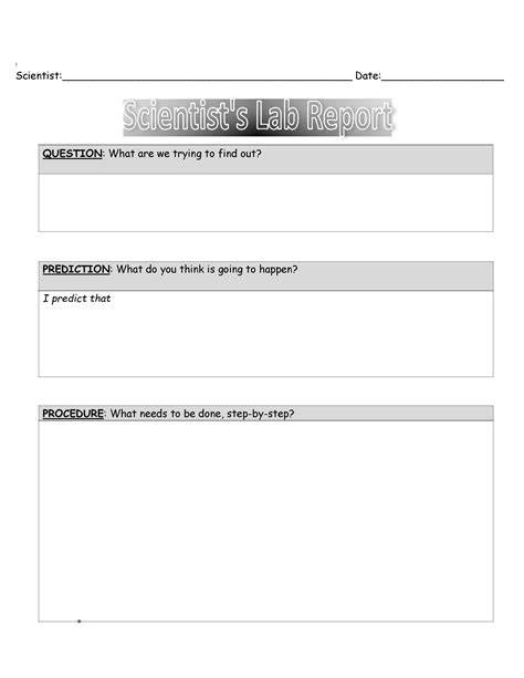 Image result for Mini Lab Report Example