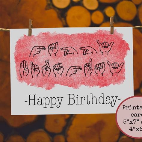 Image result for Birthday Sign Language