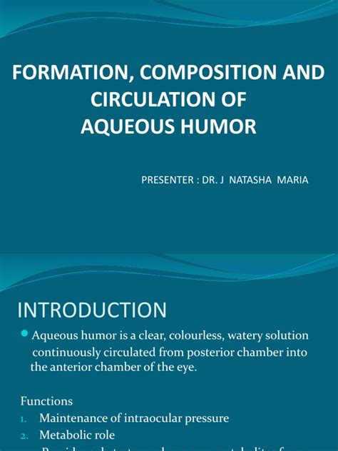 Image result for Aqueous Humor
