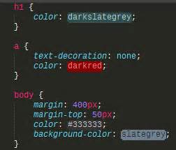 Image result for HTML Sublime Text Style Names